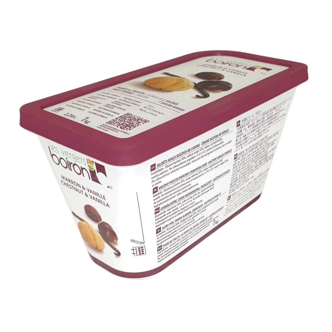 Puree Chestnut & Vanilla, Frozen - Boiron 1kg | Albion Fine Foods Ltd.