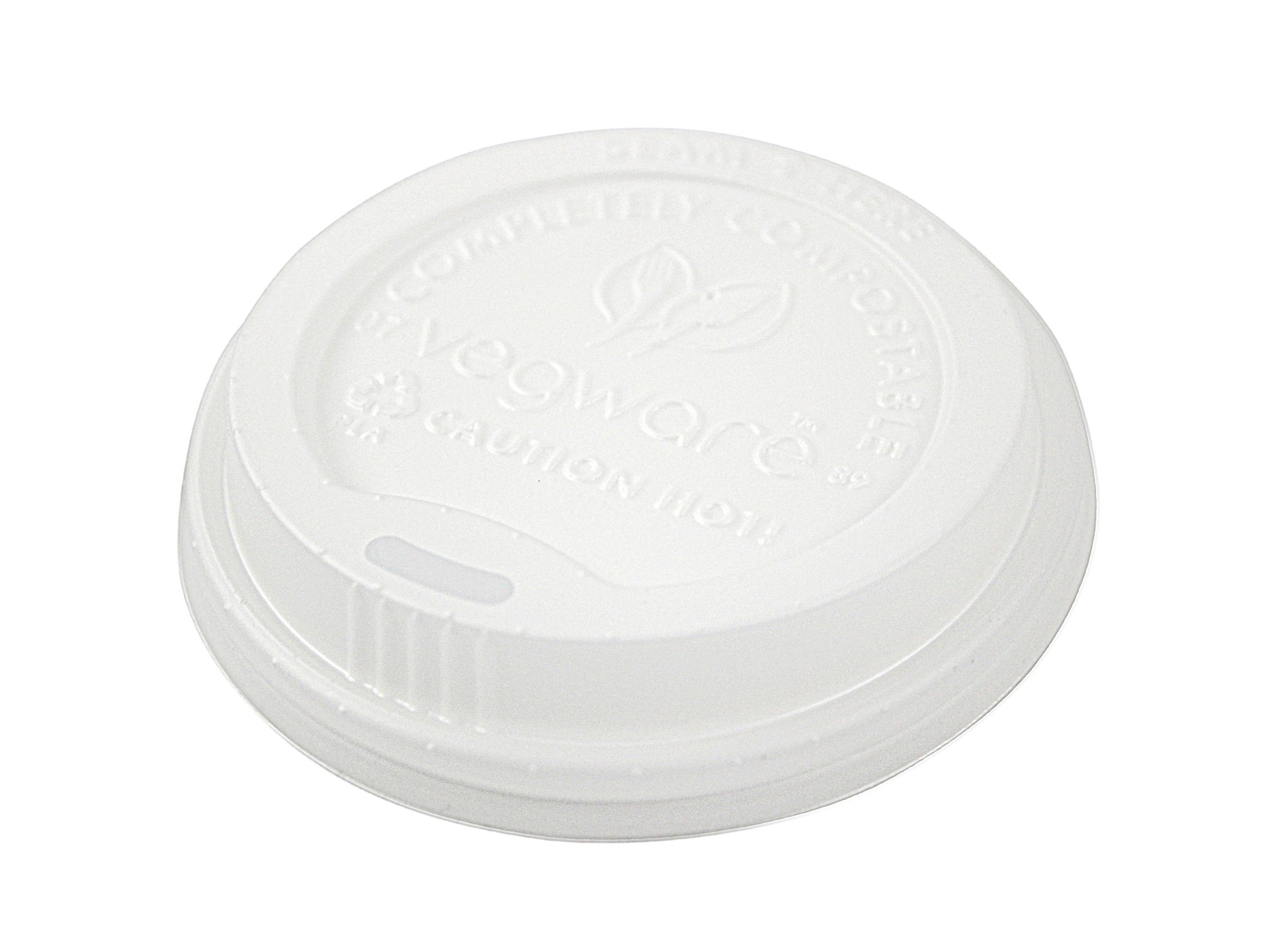 Lids for Hot Drink 10oz / 16oz - Vegware Pack of 50 | Albion Fine Foods ...