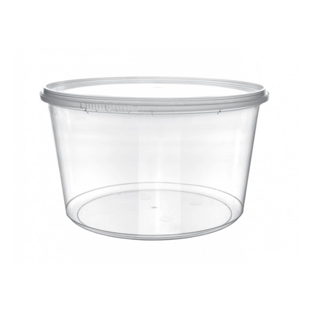 Round Plastic Food Tub 2.3ltr x 5 | Albion Fine Foods Ltd.