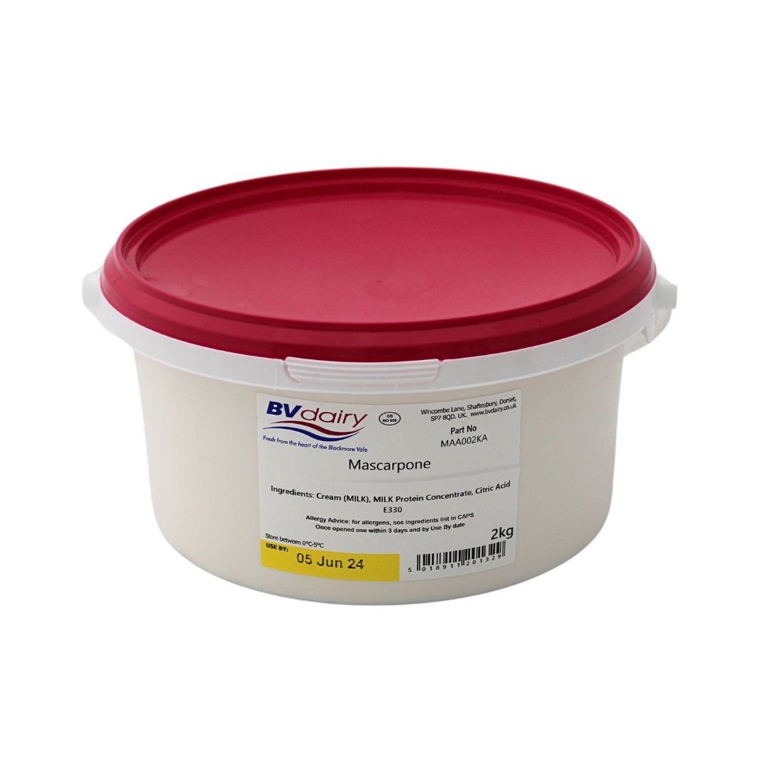 Large Mascarpone 2kg | Albion Fine Foods Ltd.