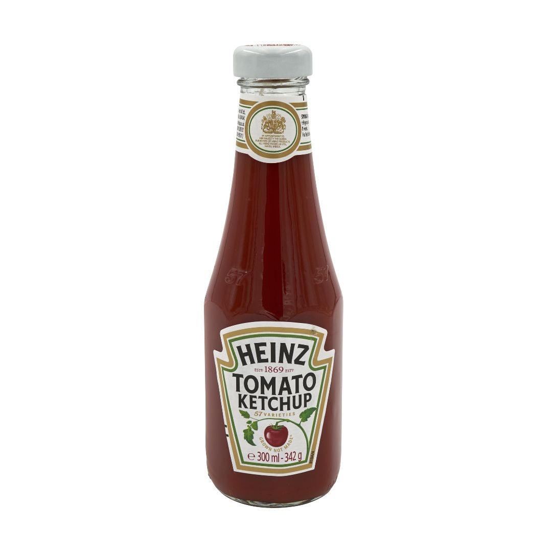Ketchup, Glass Bottles - Heinz 342g x 12 | Albion Fine Foods Ltd.