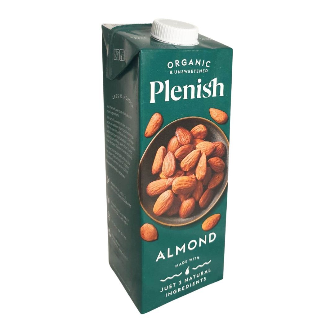 Almond Milk, Organic - Plenish 1ltr | Albion Fine Foods Ltd.
