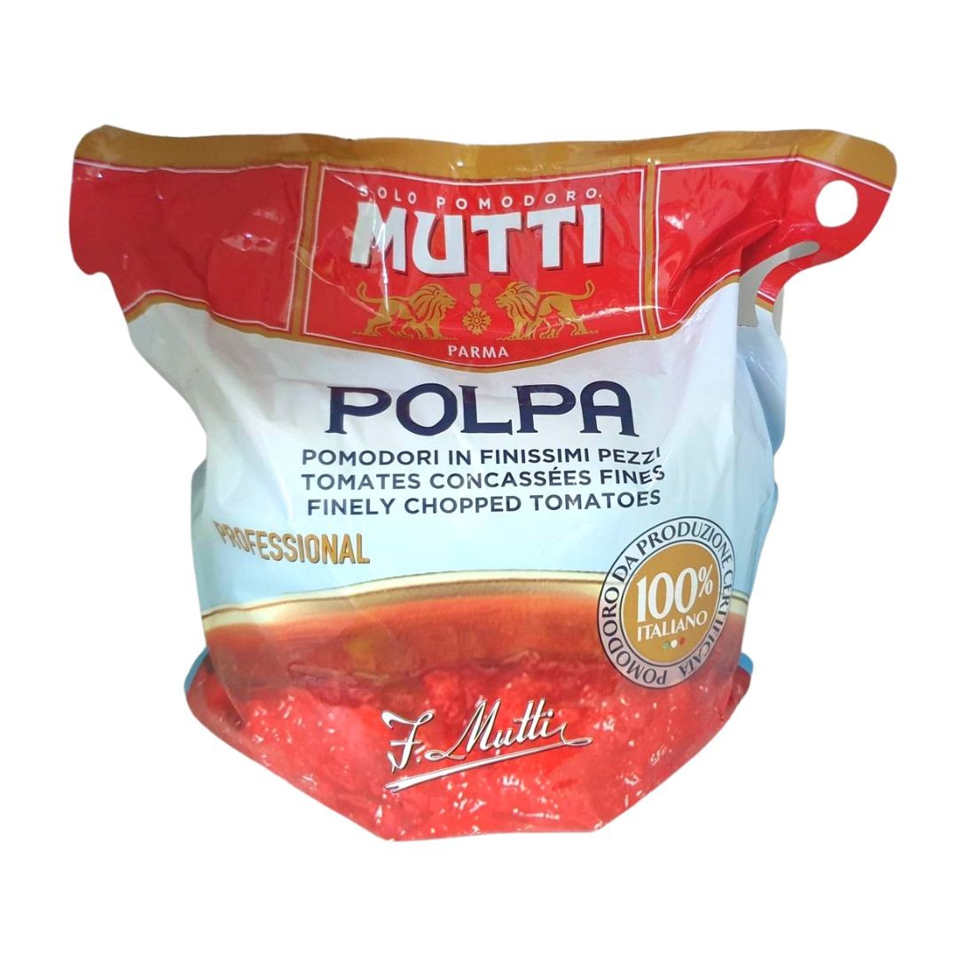 Chopped Tomato - Mutti 2 x 5kg pouch | Albion Fine Foods Ltd.