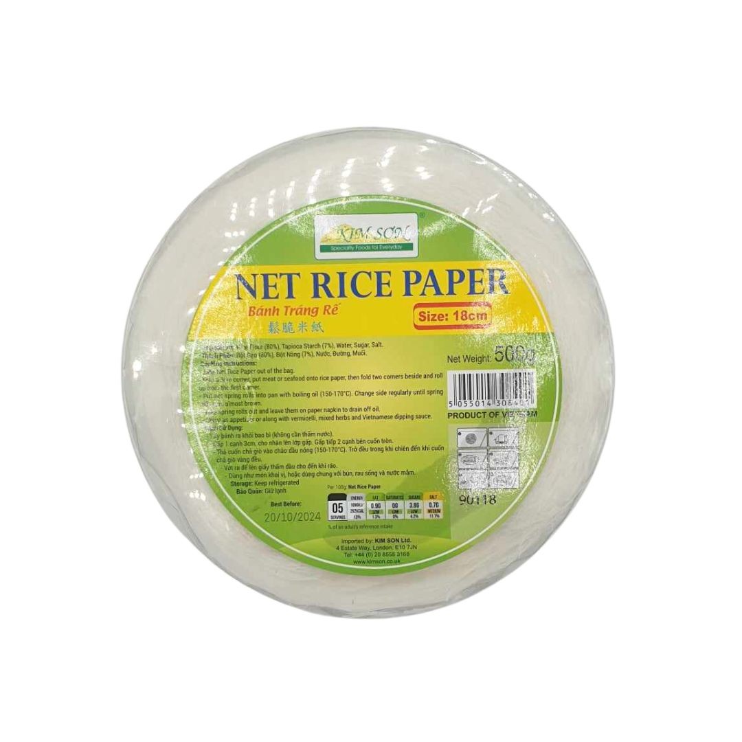 Net Rice Paper, Frozen 18cm / 500g | Albion Fine Foods Ltd.