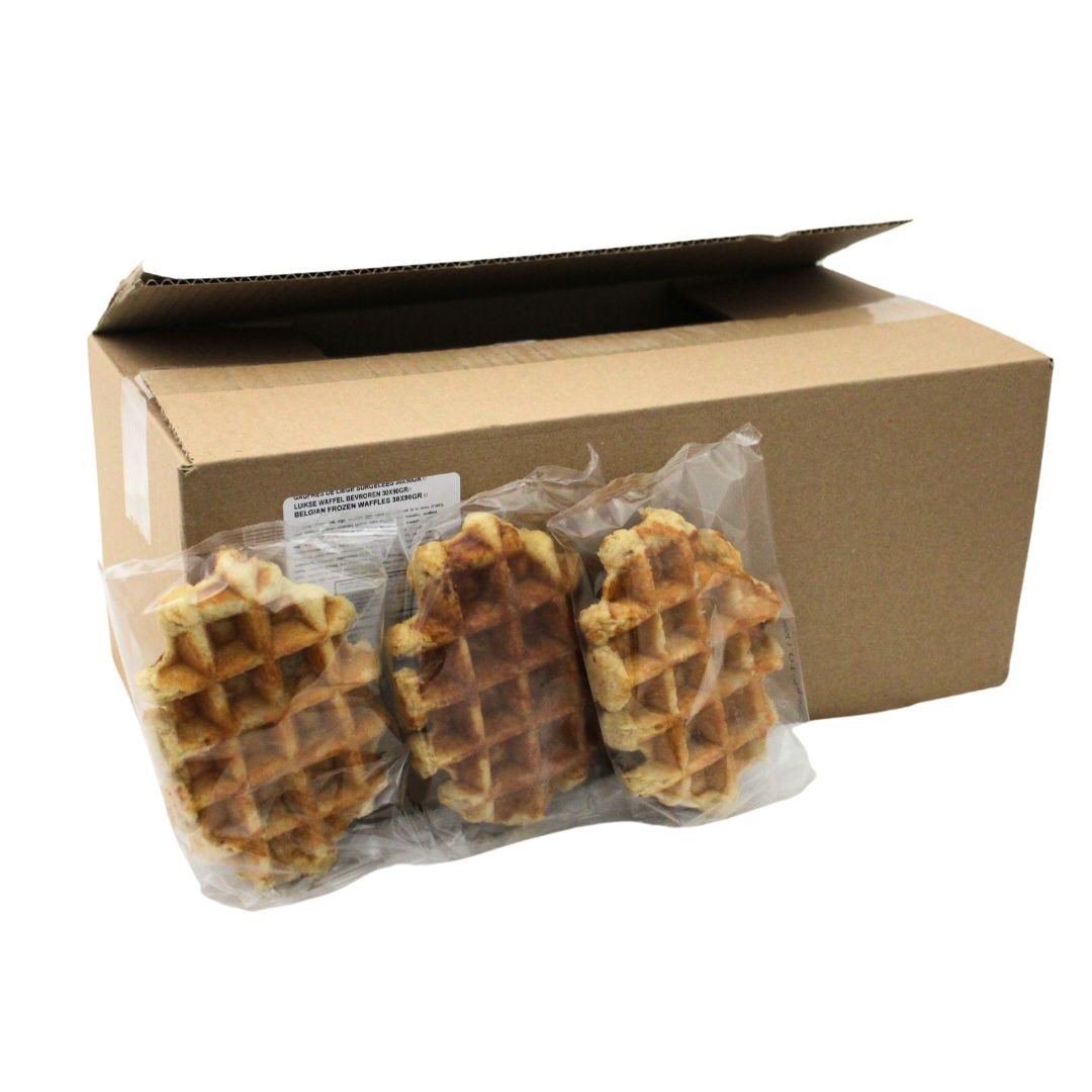 Liege Butter Waffles, Frozen - Fedipat 90g x 30 | Albion Fine Foods Ltd.