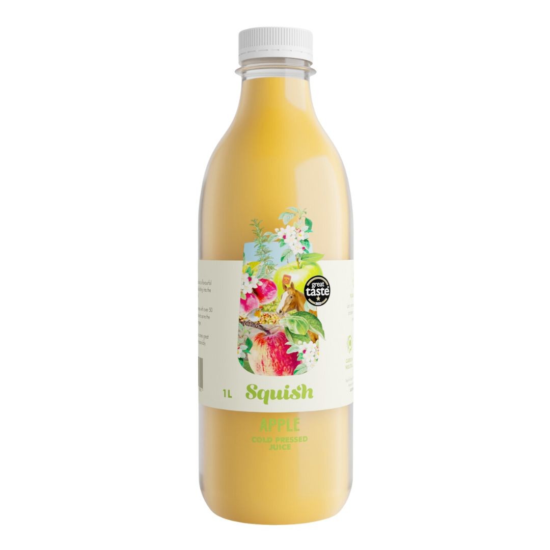 Apple Juice, Cold Pressed - Squish 1ltr | Albion Fine Foods Ltd.