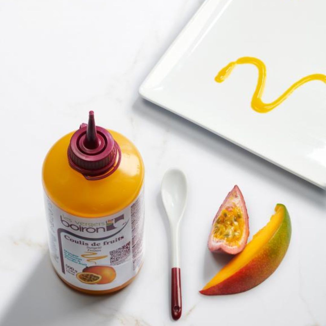 Coulis Mango & Passionfruit , Frozen - Boiron 500g | Albion Fine Foods Ltd.