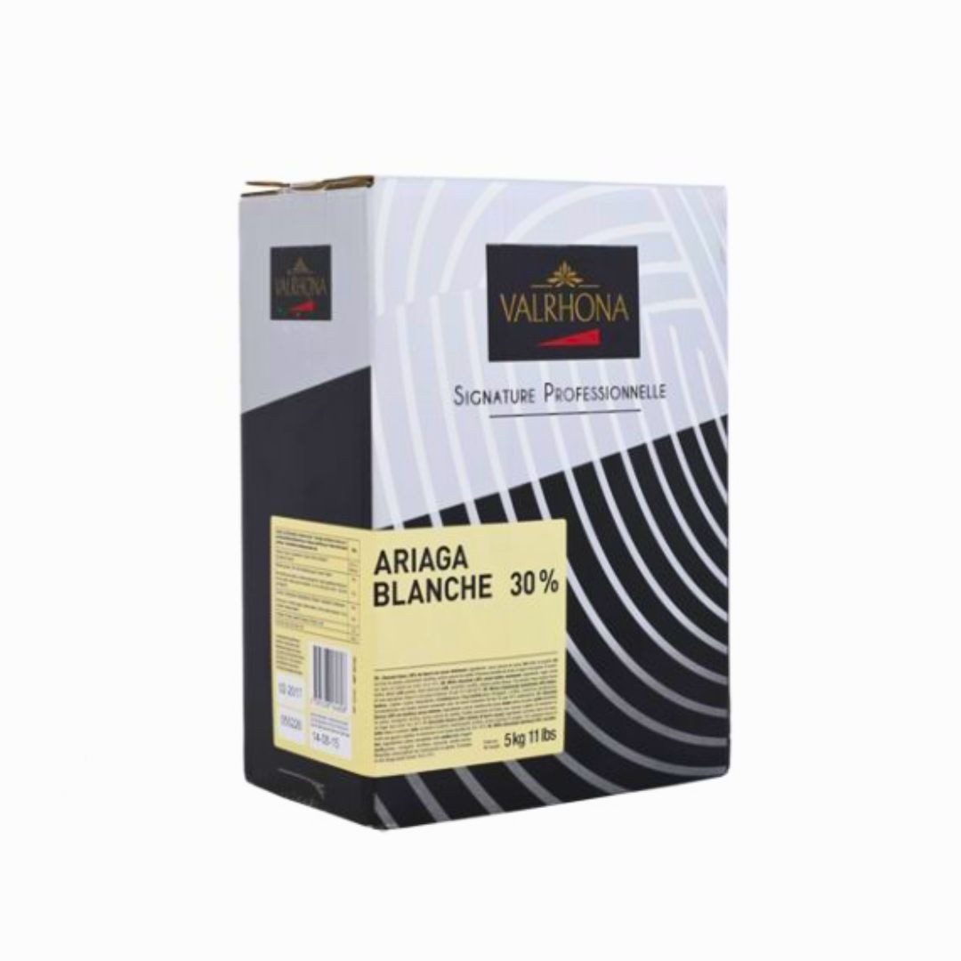 White Chocolate, ARIAGA 30% Callet - Valrhona 5kg | Albion Fine Foods Ltd.