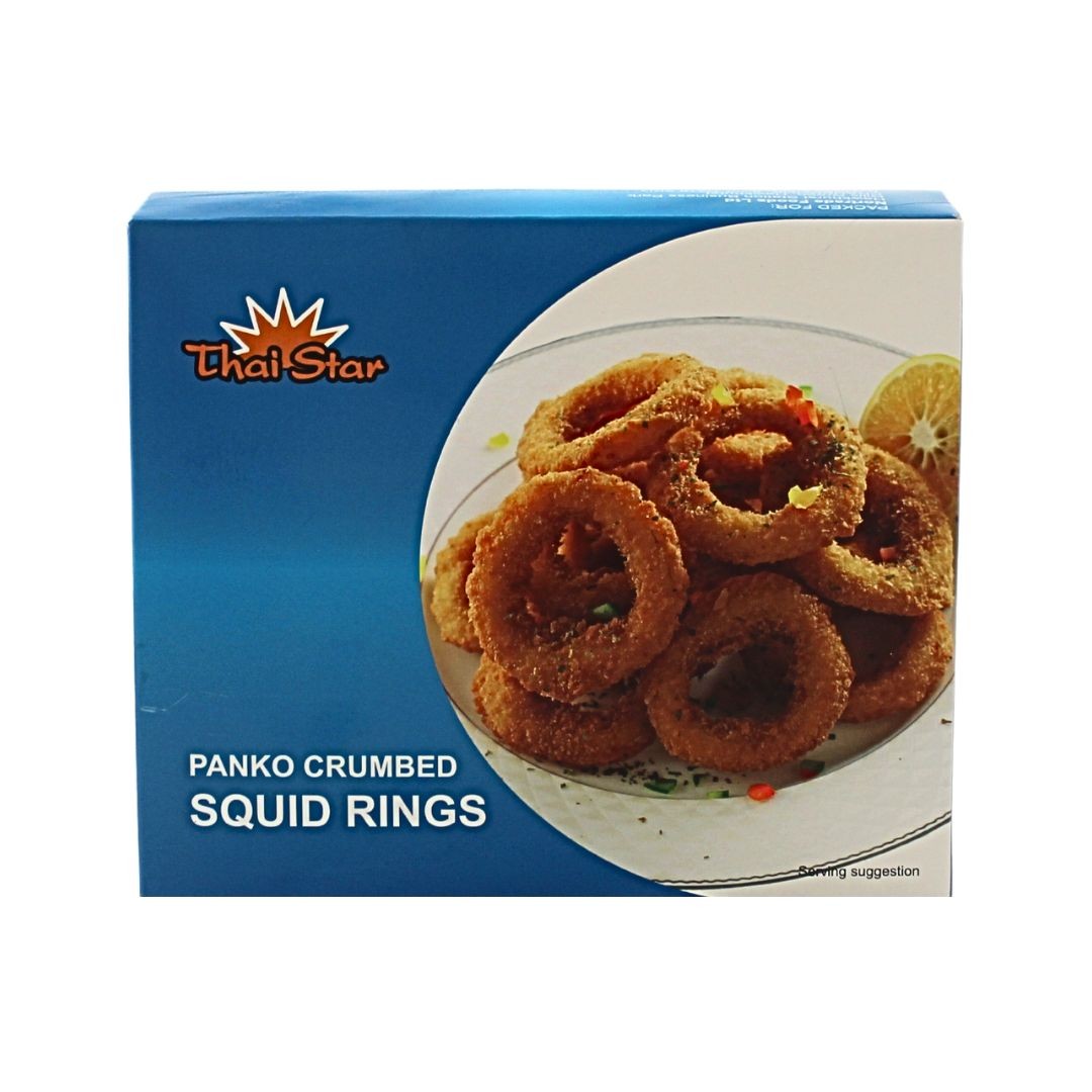 Squid Rings Panko Coated, Frozen