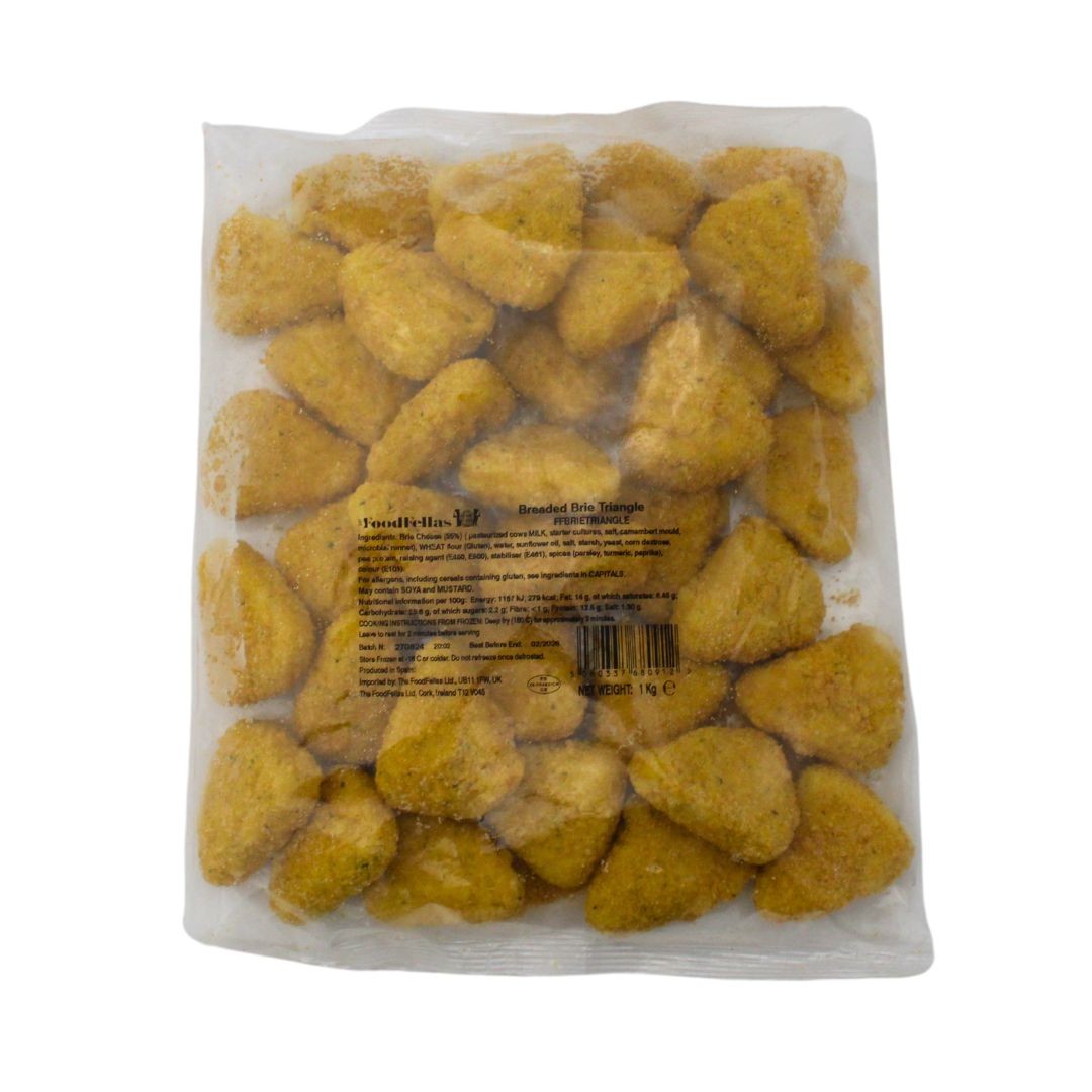 Brie Breaded Triangle, Frozen - The Food Fellas