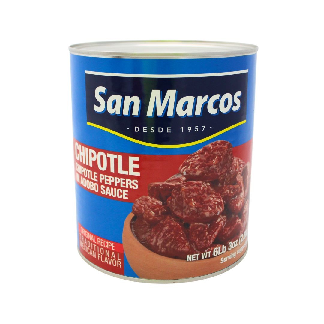 Chipotle Peppers in Adobo Sauce A10 - San Marcos