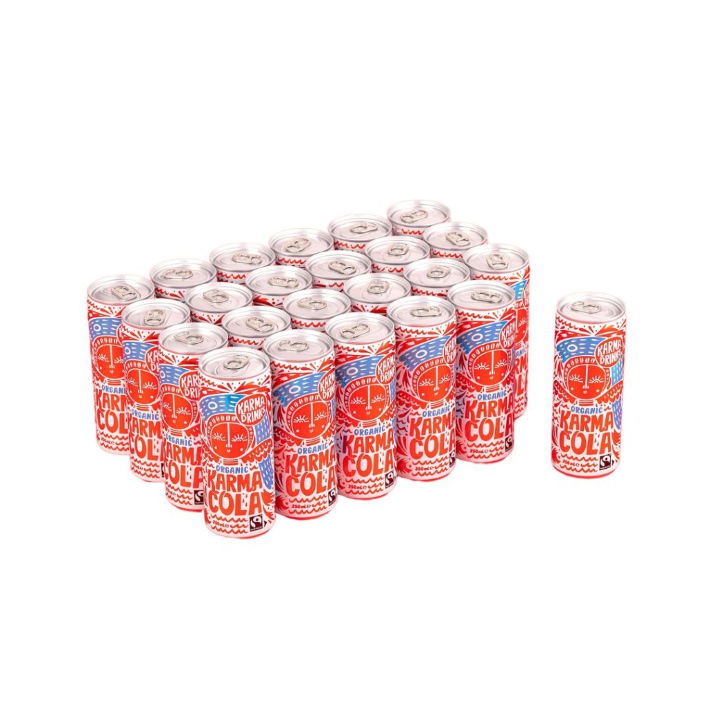 Cola, Can - Karma 250ml x 24 | Albion Fine Foods Ltd.