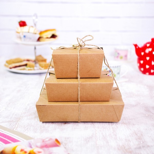 Food Carton 1300ml (No.8) - Vegware x 300 | Albion Fine Foods Ltd.