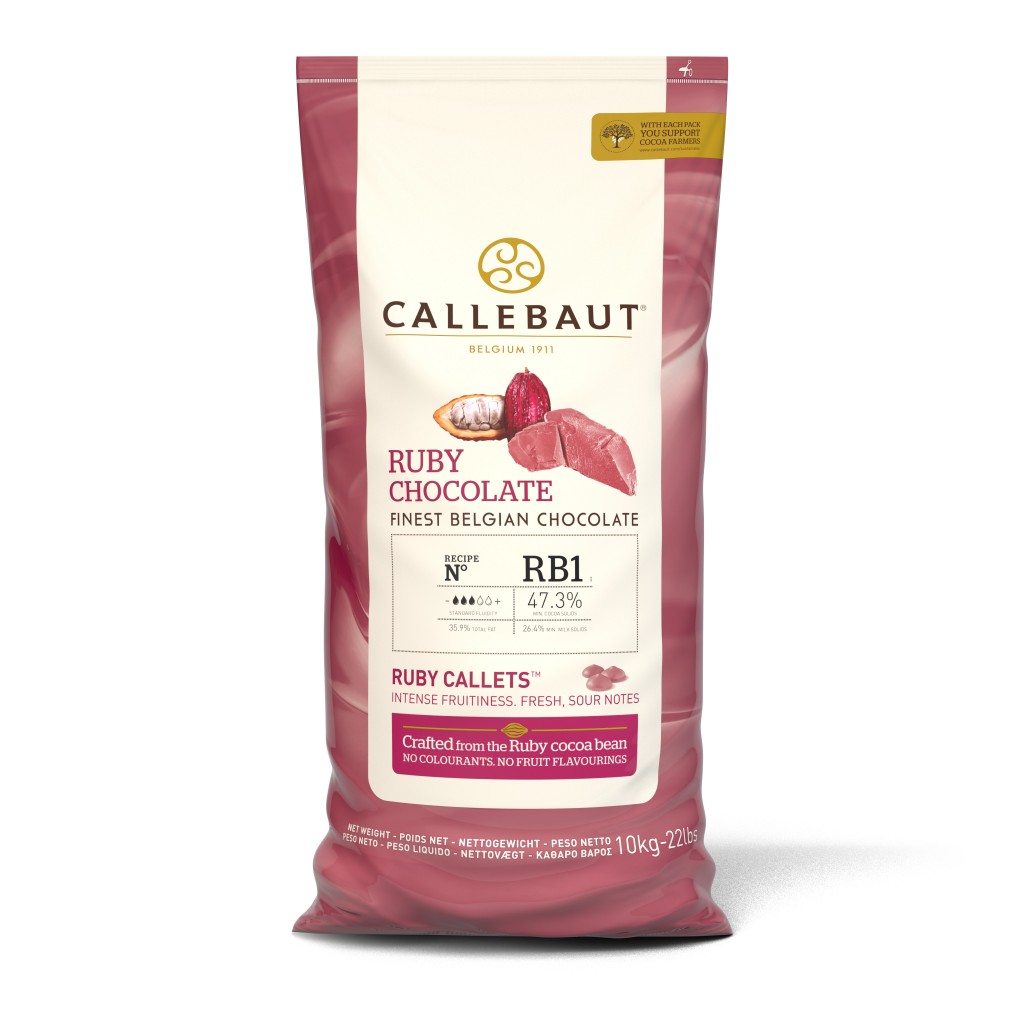 Barry Callebaut Ruby Chocolate Callets 47.3% 10kg | Albion Fine Foods Ltd.