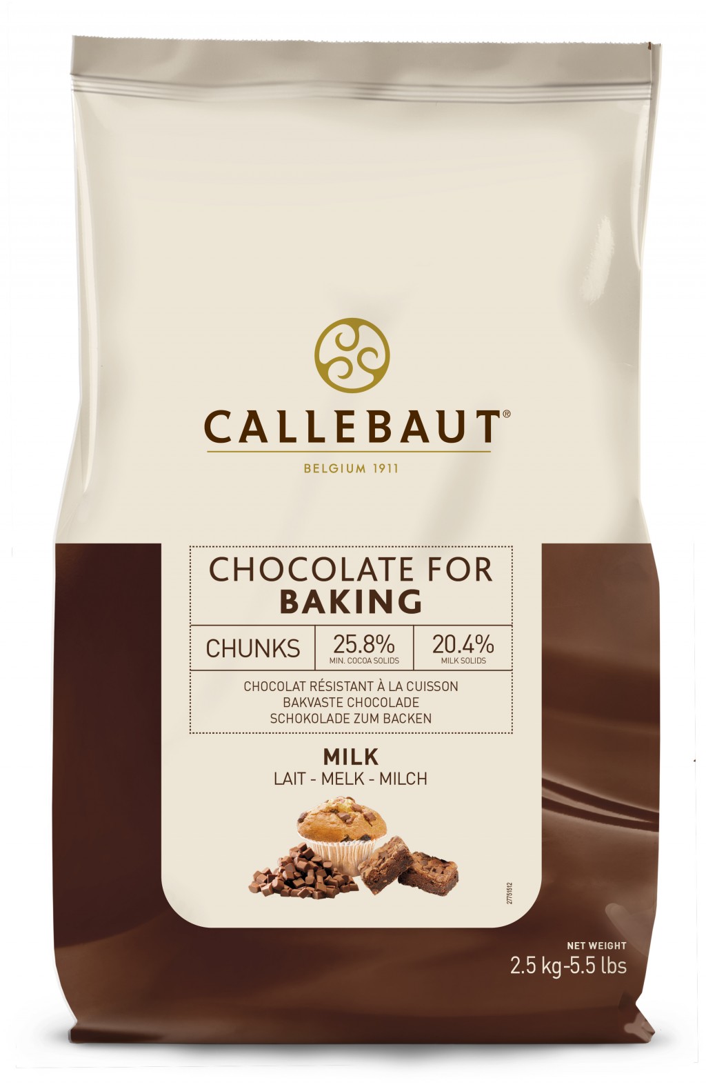 Chunks Milk Chocolate 2.5kg | Albion Fine Foods Ltd.