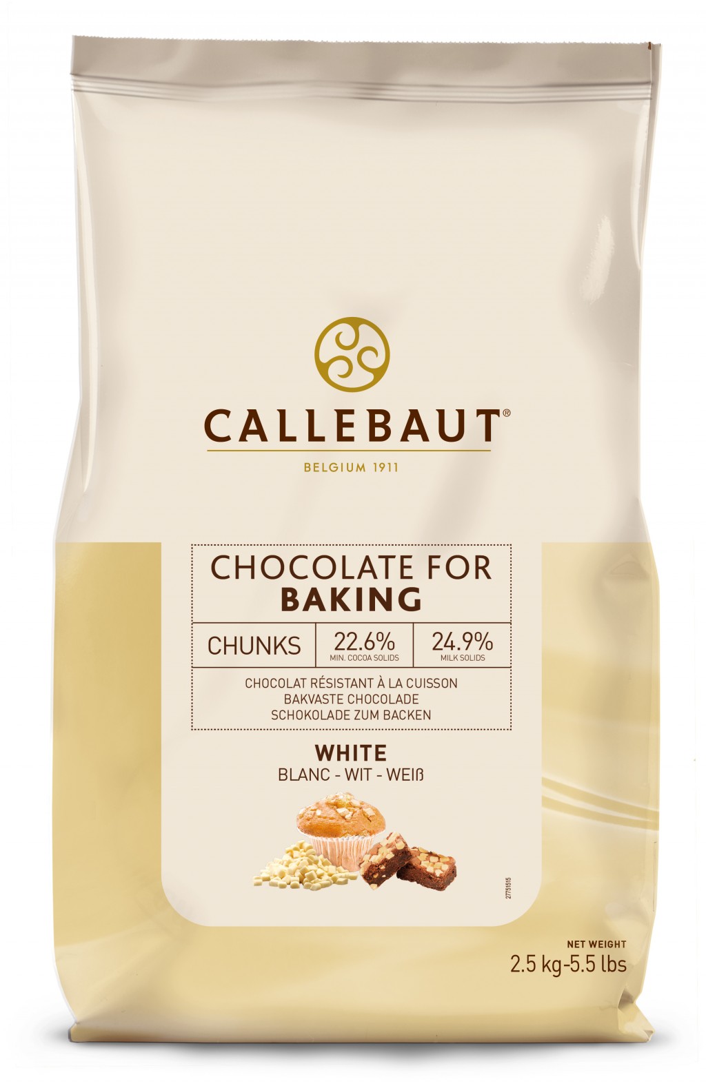 Chunks White Chocolate 2.5kg | Albion Fine Foods Ltd.