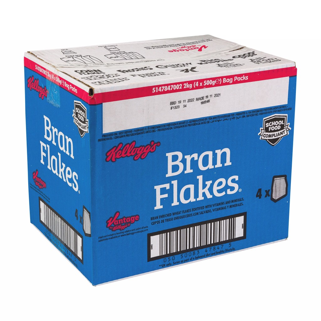 Bran Flakes, Bagged - Kellogg's 500g Bag | Albion Fine Foods Ltd.