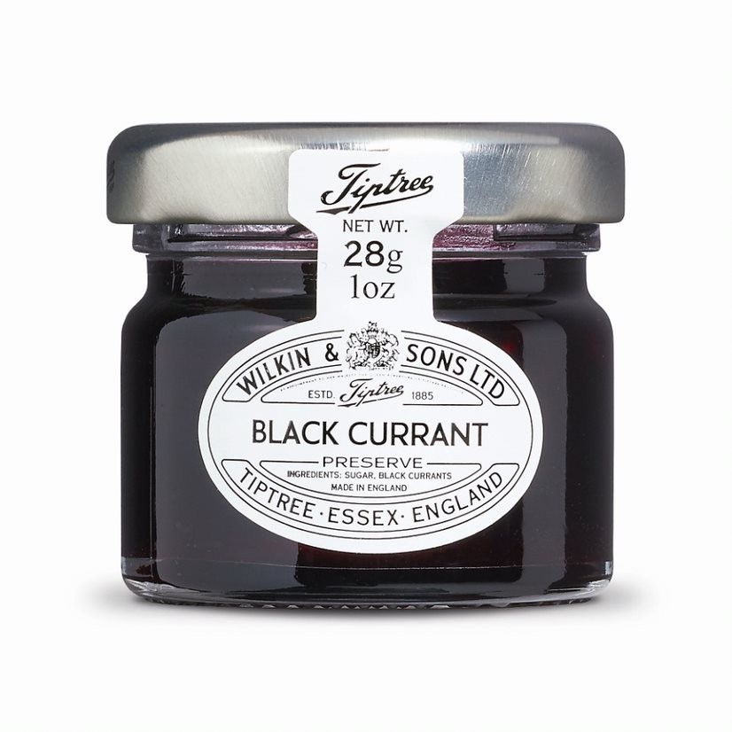 Mini Tiptree Blackcurrant Jam 72 x 28g | Albion Fine Foods Ltd.