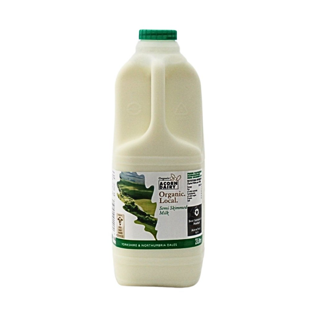 Semi-Skimmed Milk Organic 2ltr | Albion Fine Foods Ltd.