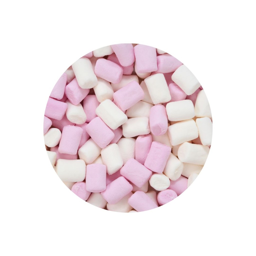 Marshmallow Mini Pink & White 1kg | Albion Fine Foods Ltd.