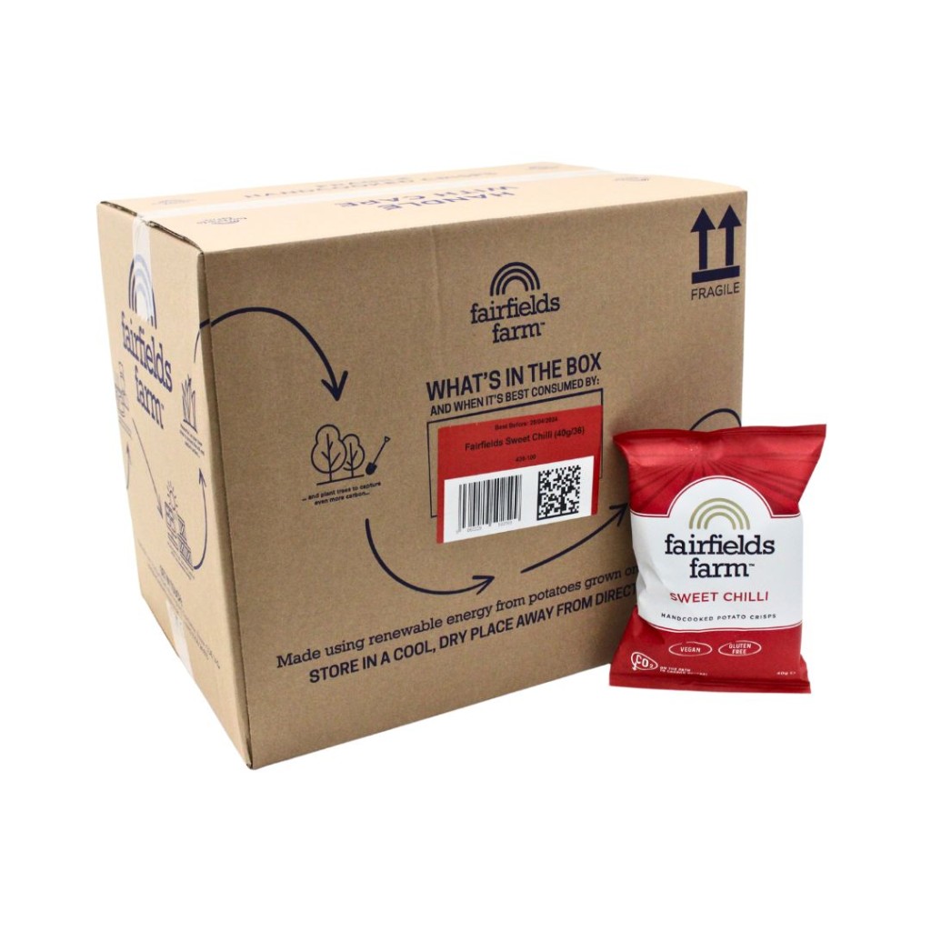Crisps, Sweet Chilli - Fairfields 36 x 40g | Albion Fine Foods Ltd.