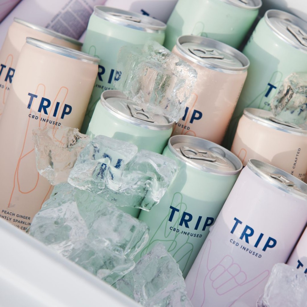 Drink, CBD Peach & Ginger - TRIP 250ml x 12 | Albion Fine Foods Ltd.