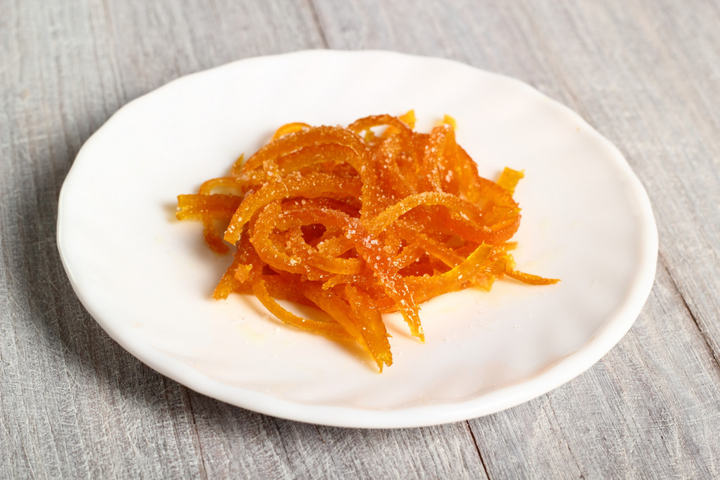 Orange Zest Strips Candied 1kg | Albion Fine Foods Ltd.