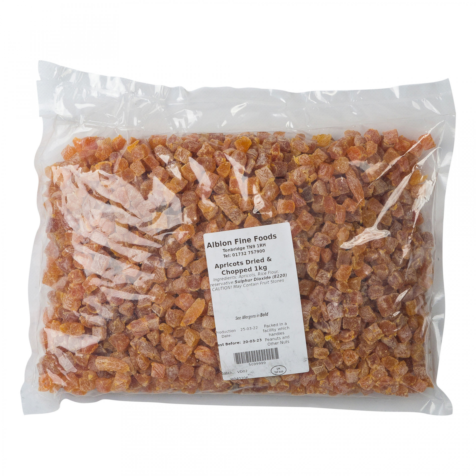 Apricots Dried & Chopped 1kg | Albion Fine Foods Ltd.