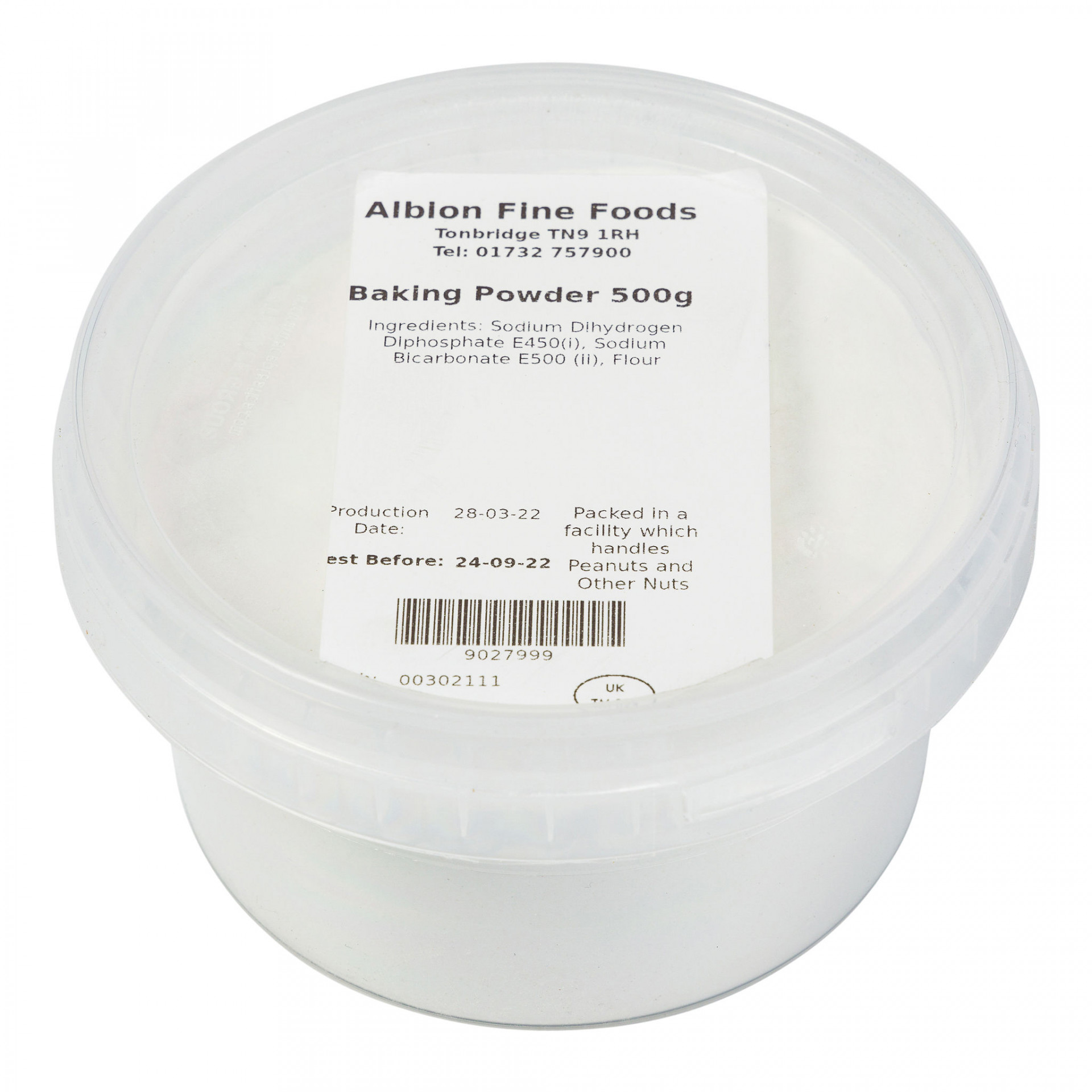 Baking Powder 500g | Albion Fine Foods Ltd.