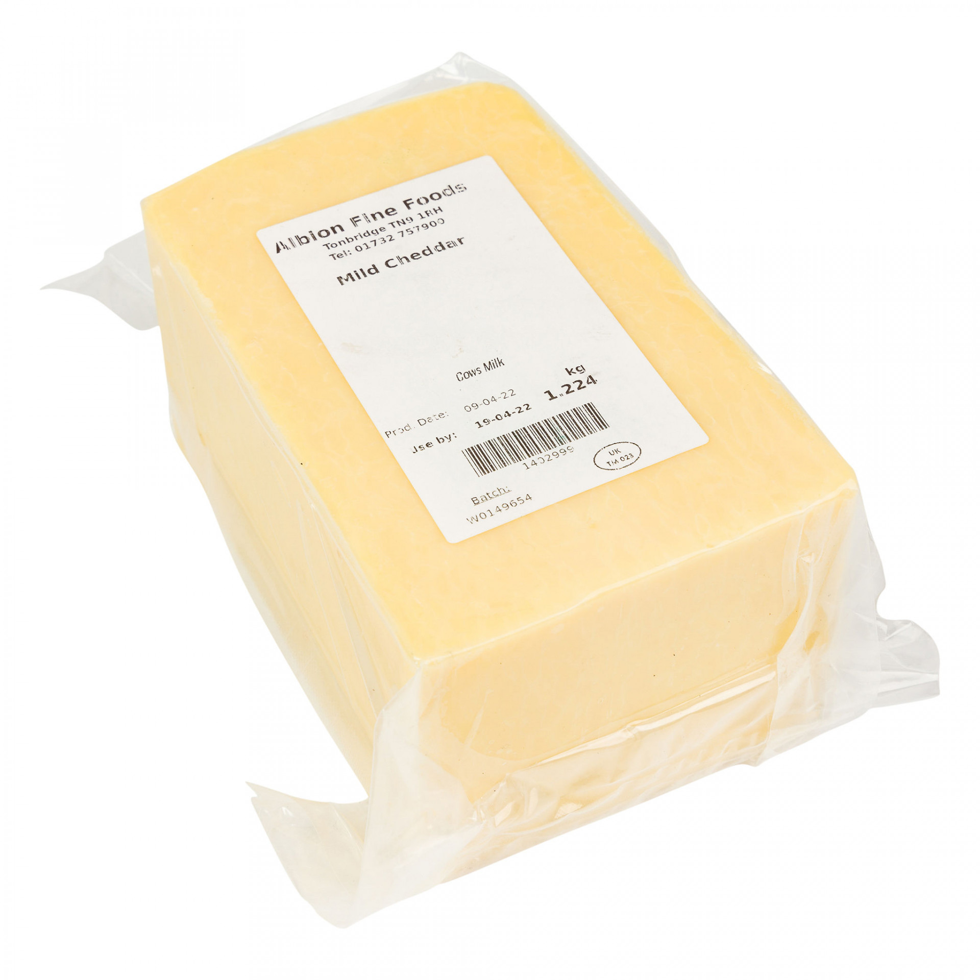 Cheddar Mild Block per kilo | Albion Fine Foods Ltd.