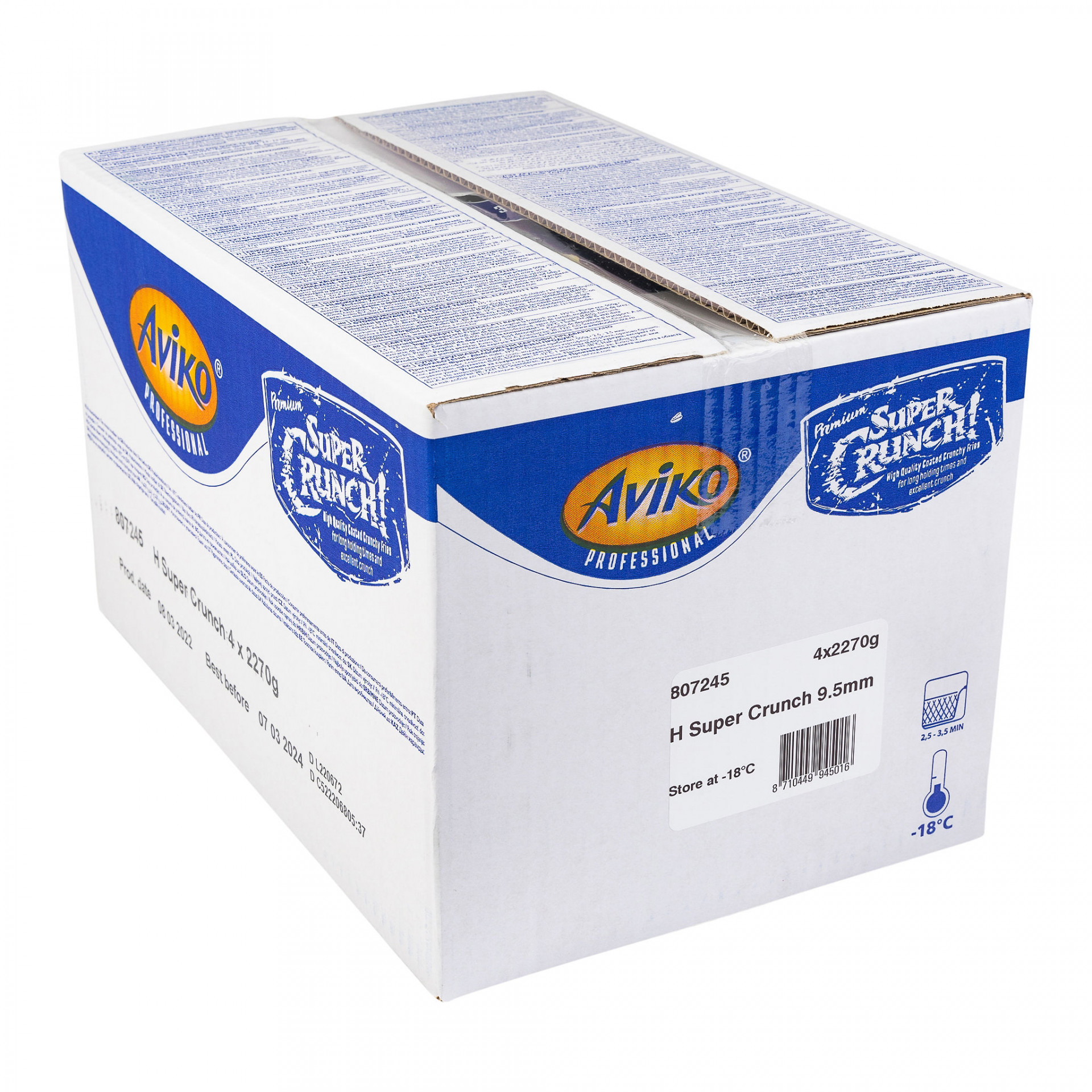 Chips, Super Crunch - Aviko 9.5mm x 9.08kg | Albion Fine Foods Ltd.