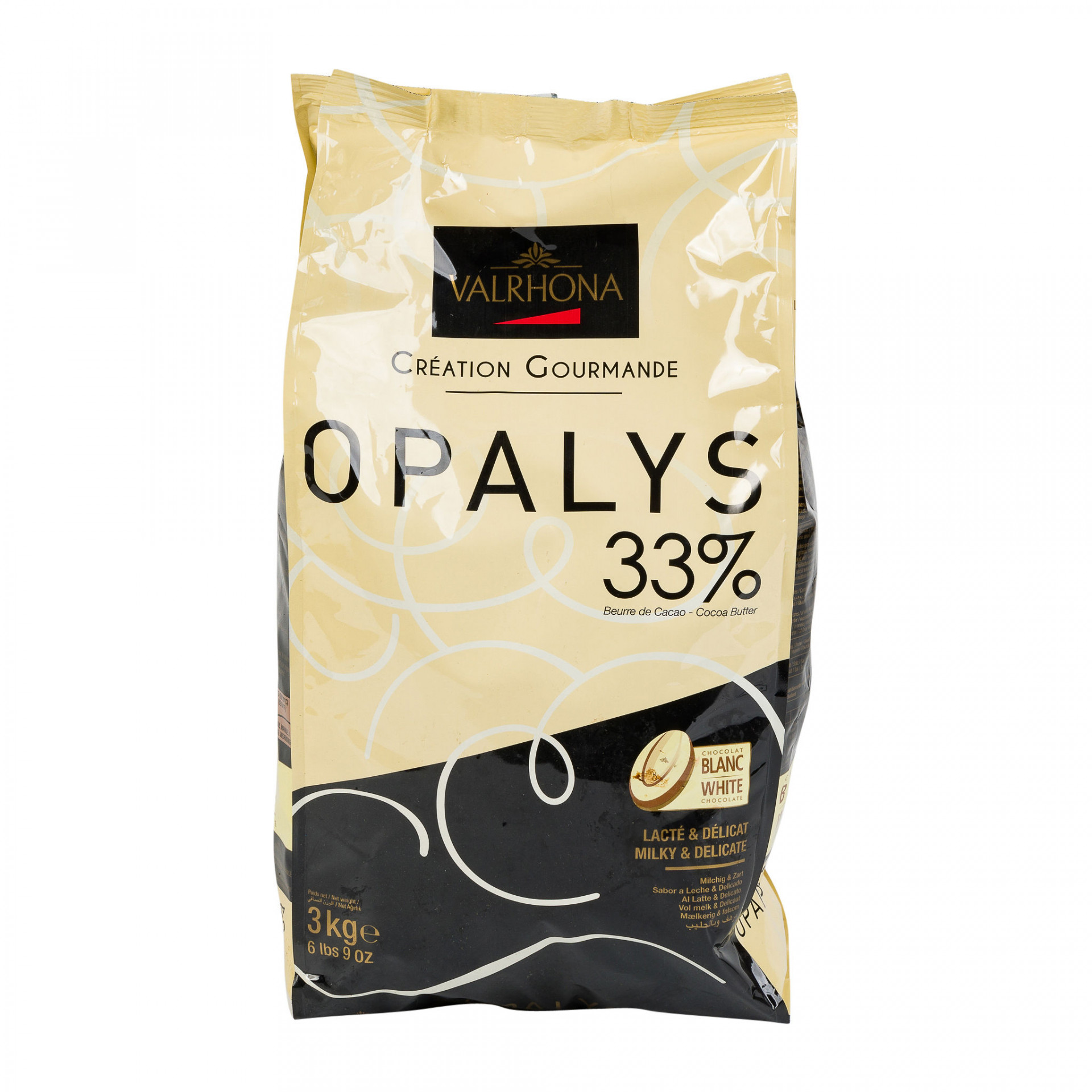 Valrhona OPALYS 33% Callet 3kg | Albion Fine Foods Ltd.