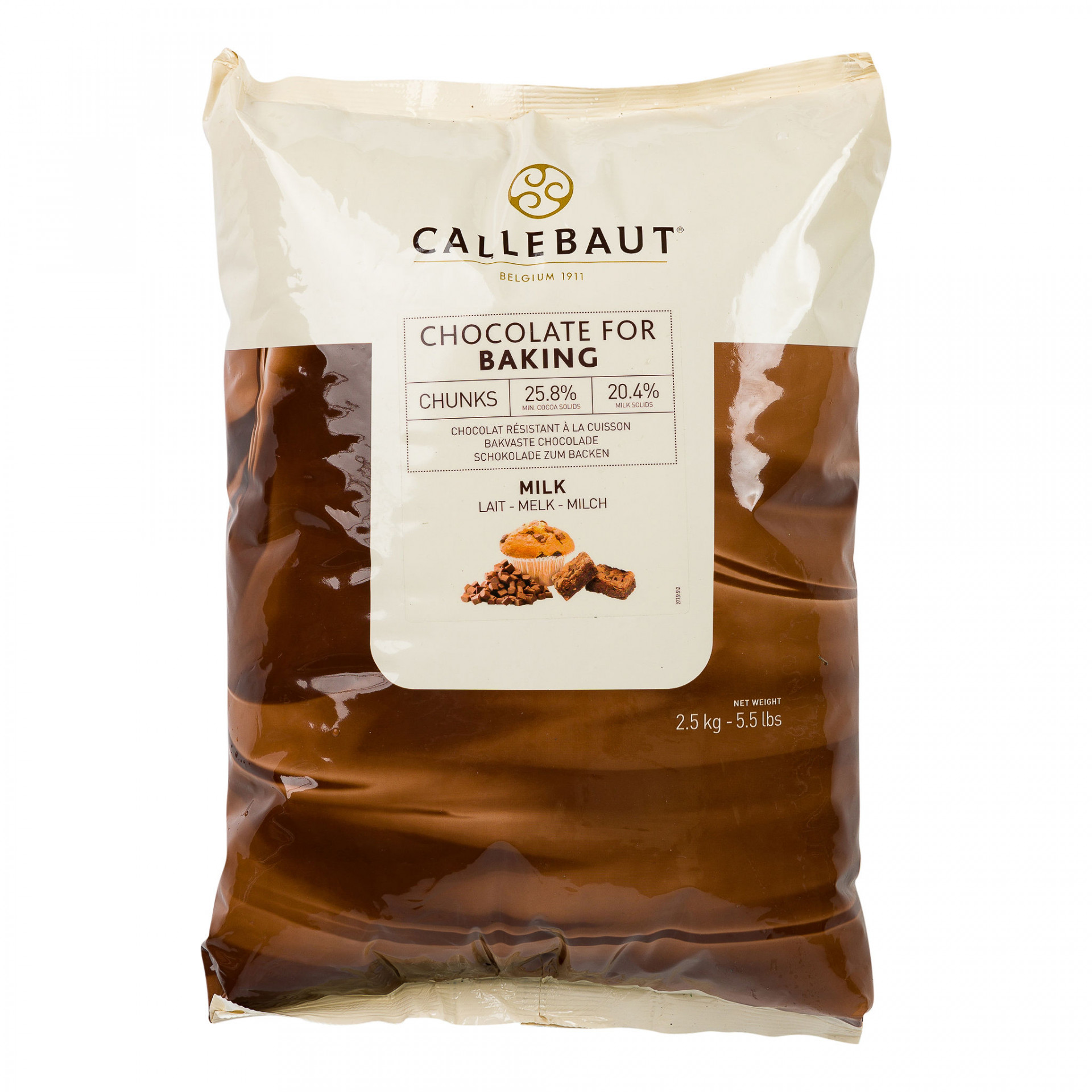 Chunks Milk Chocolate 2.5kg | Albion Fine Foods Ltd.