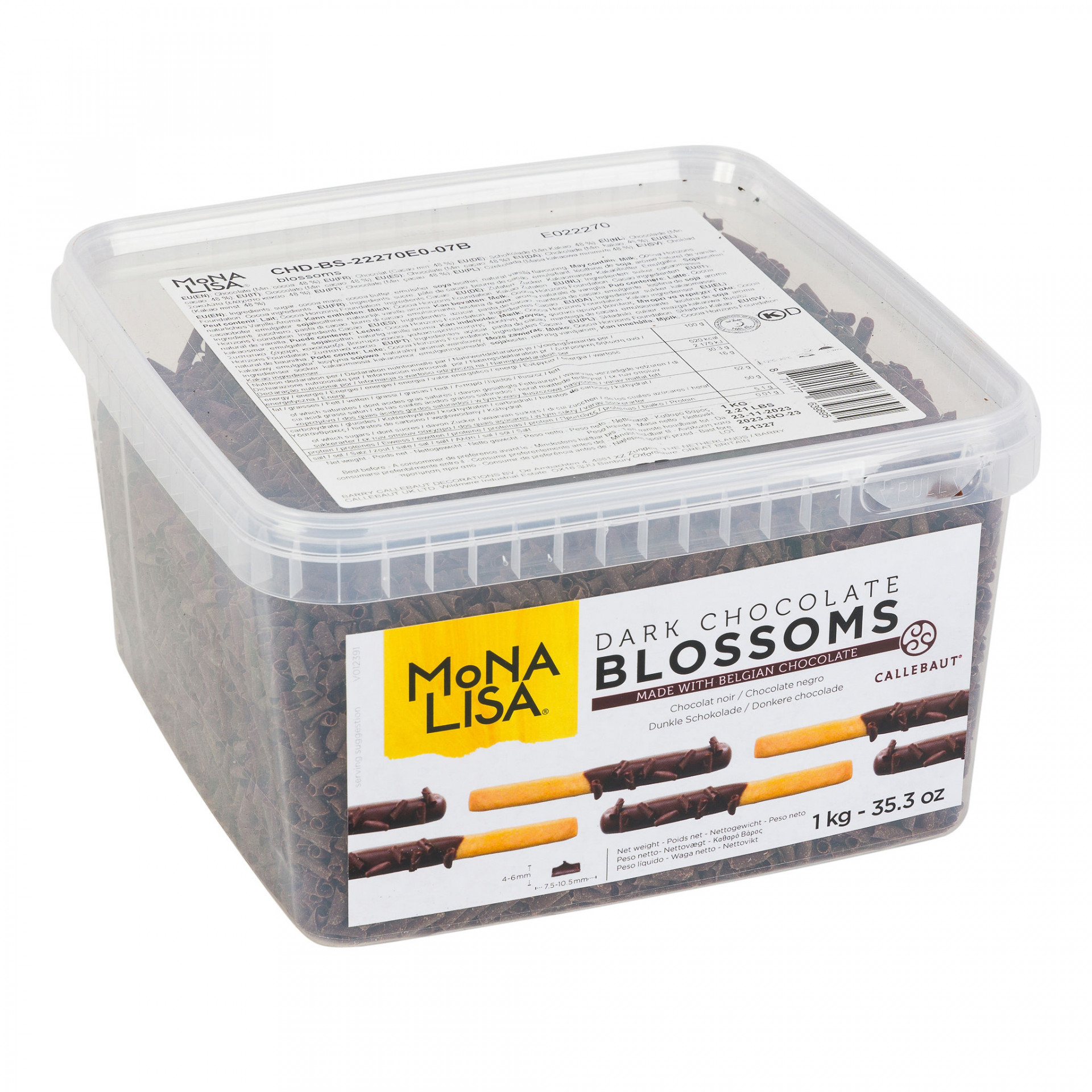 Chocolate Curls Dark 1kg | Albion Fine Foods Ltd.