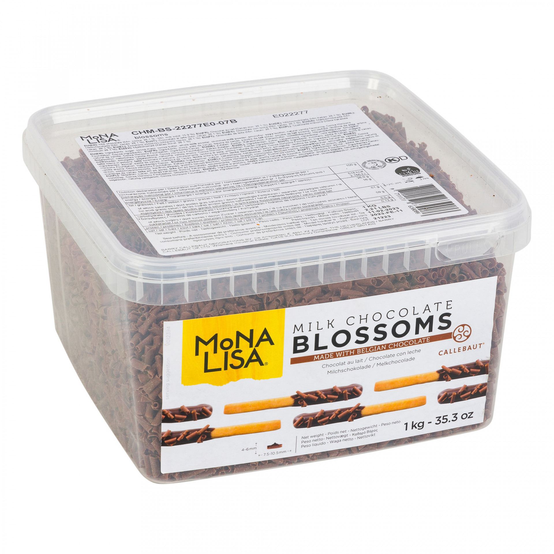 Curls Milk Chocolate 1kg | Albion Fine Foods Ltd.