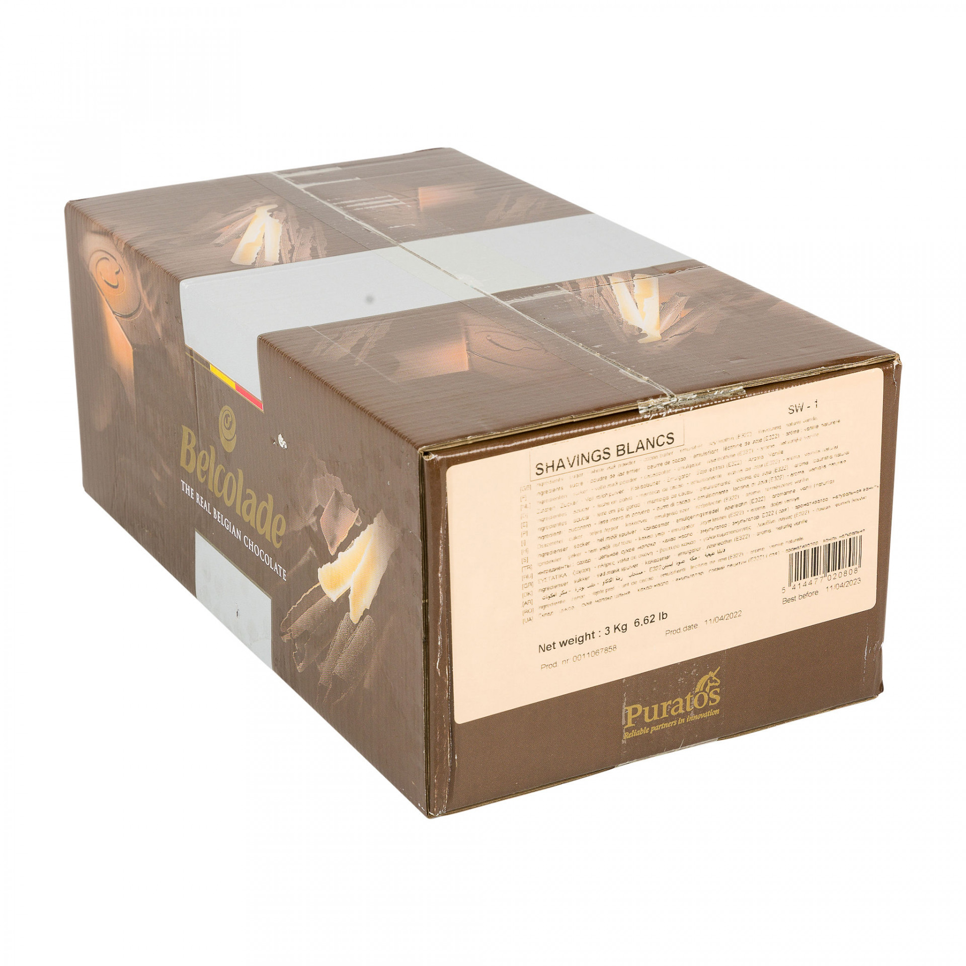 Mona Lisa Shavings White Chocolate 3kg | Albion Fine Foods Ltd.