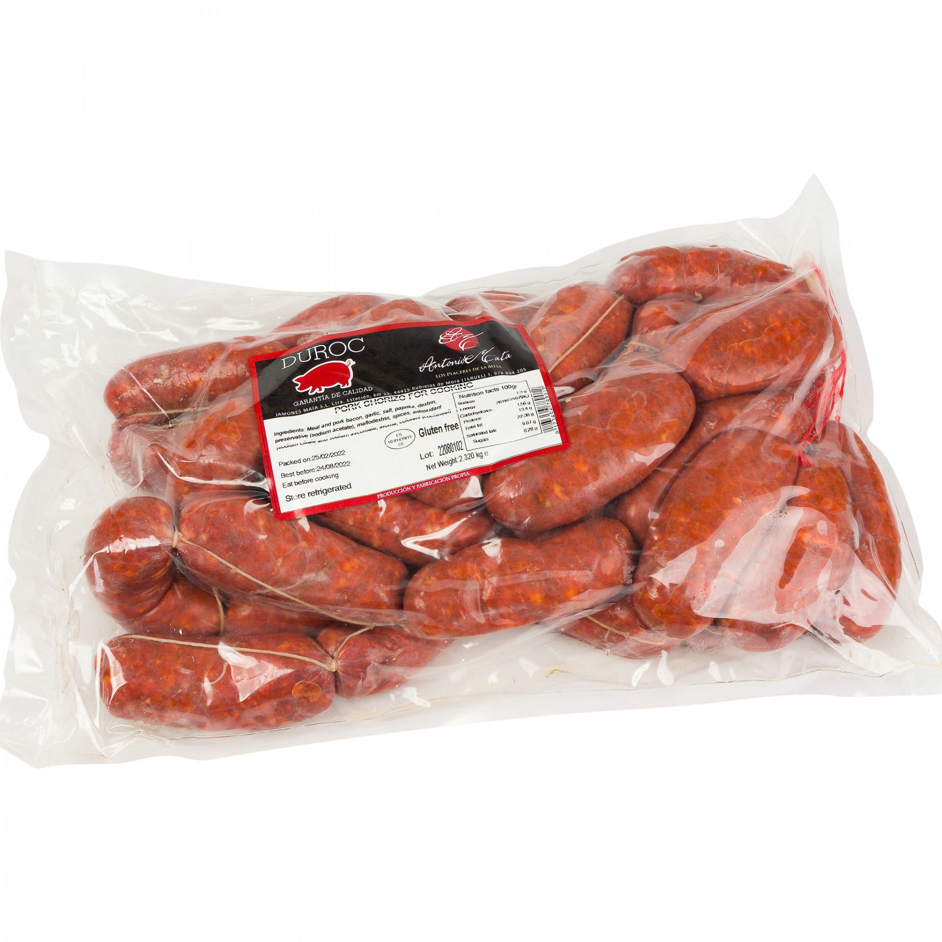 Chorizo Mini Mild Cooking 1kg | Albion Fine Foods Ltd.