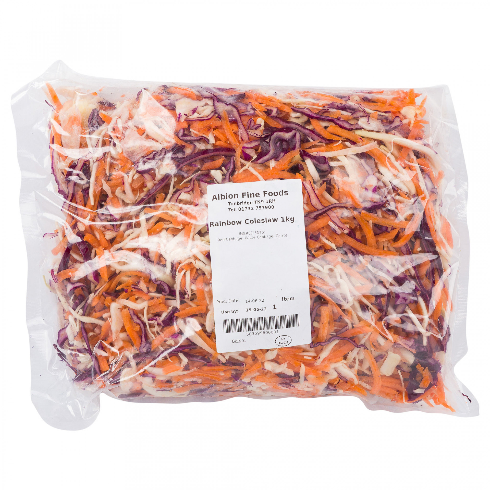 Coleslaw Mix, Rainbow 1kg | Albion Fine Foods Ltd.