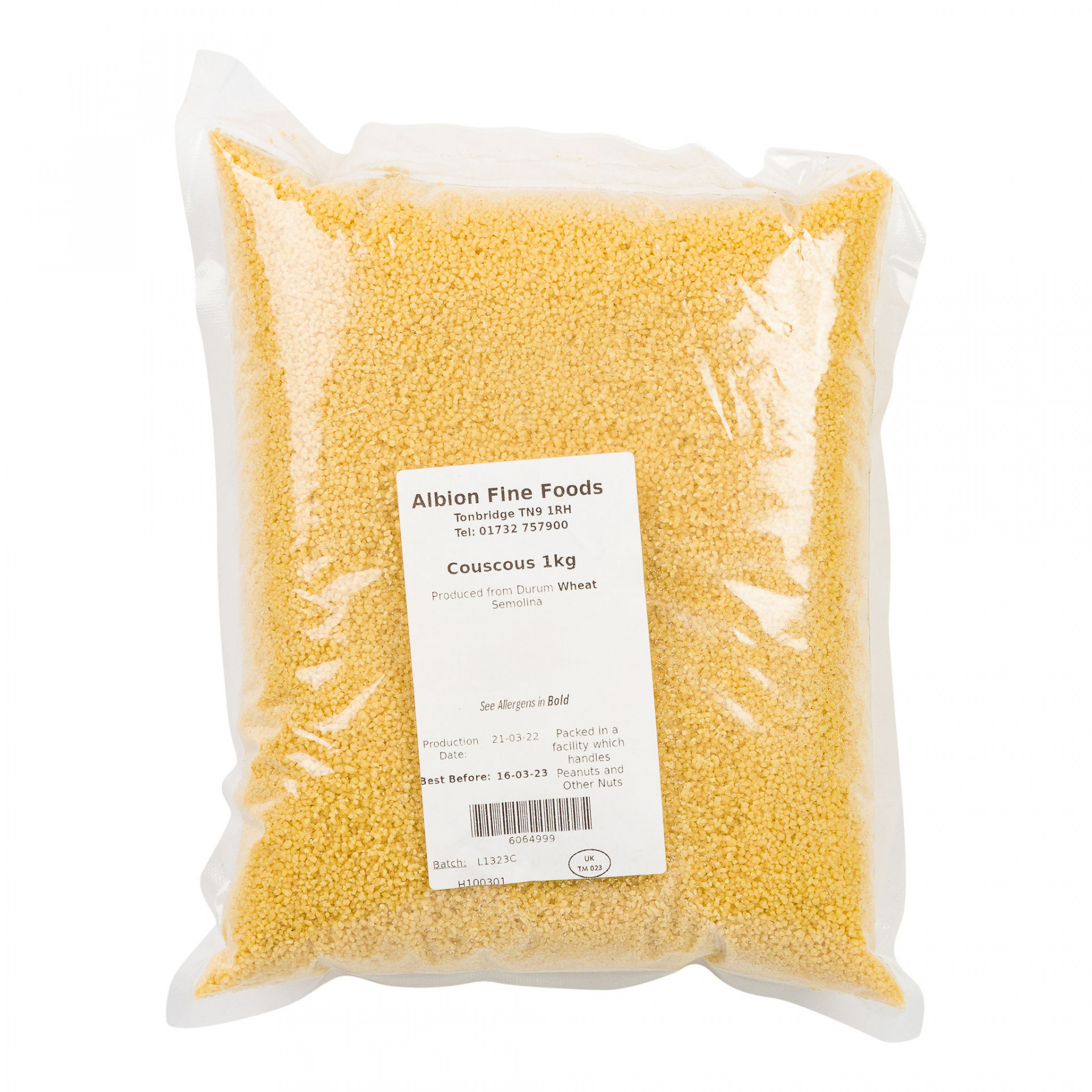 Couscous, Dried 1kg | Albion Fine Foods Ltd.