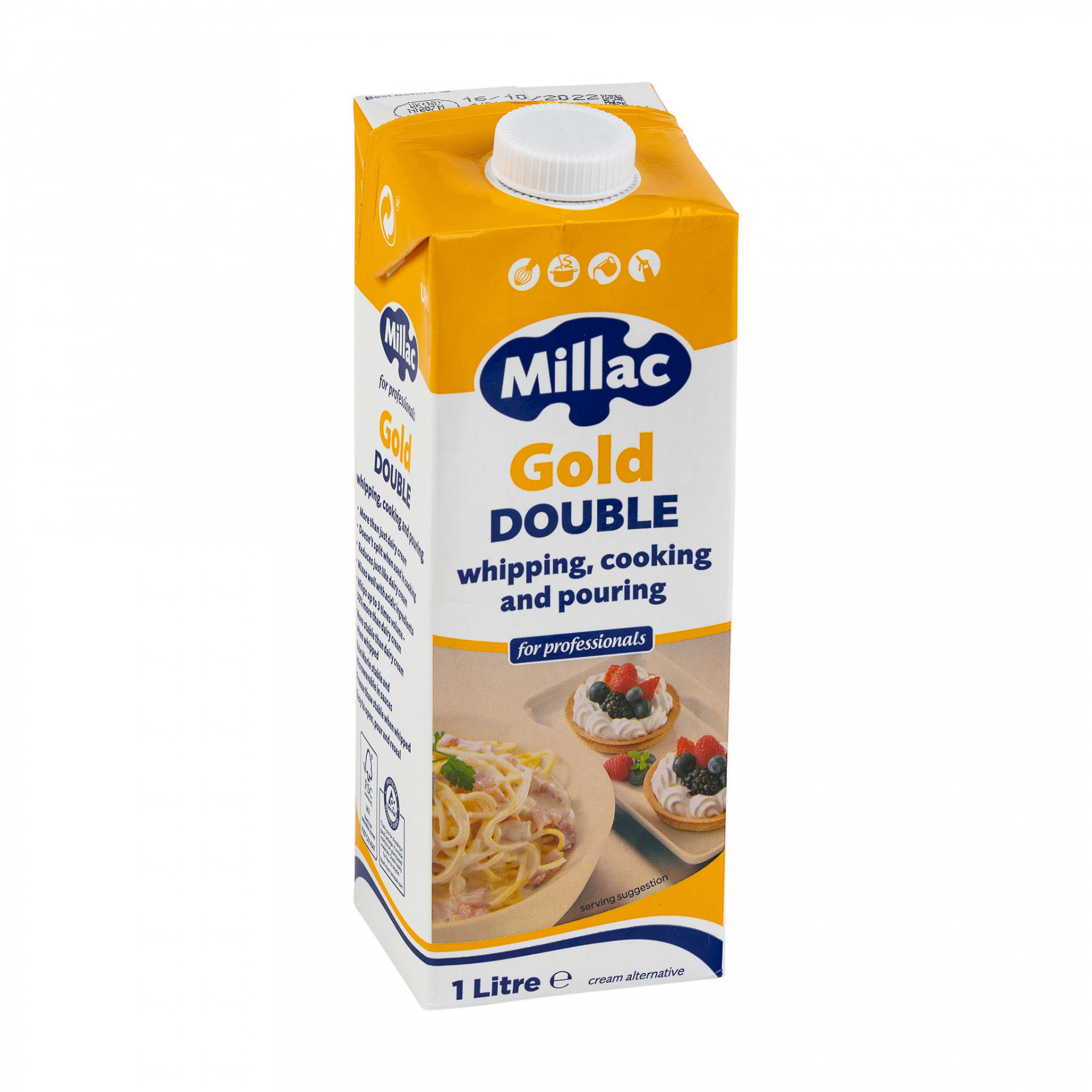 Double Cream UHT Millac Gold 1ltr | Albion Fine Foods Ltd.