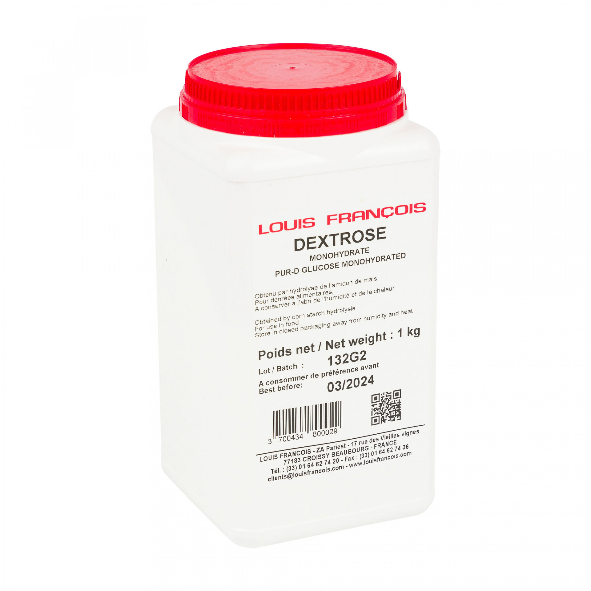 Dextrose 1kg | Albion Fine Foods Ltd.