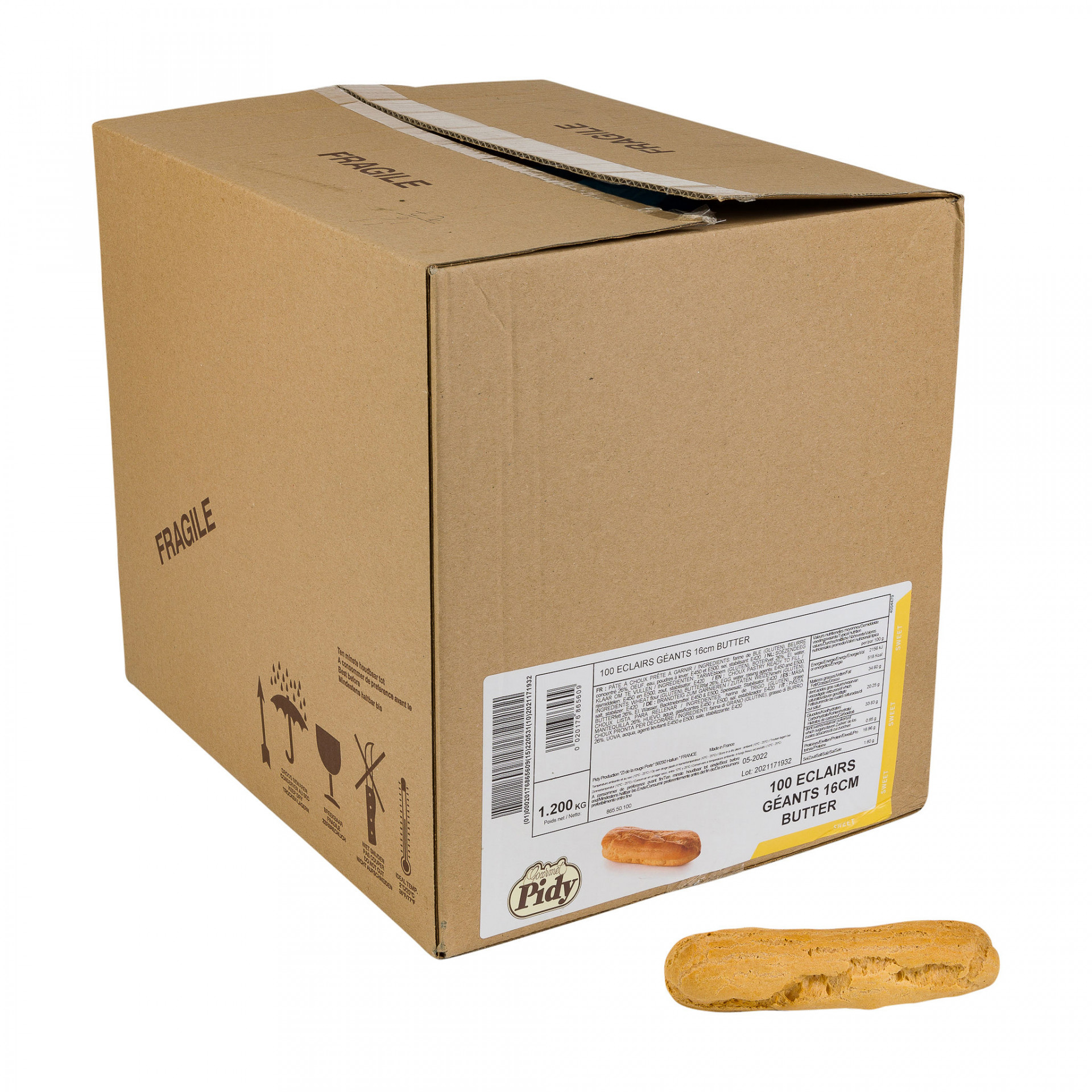 Eclair Case x 100 | Albion Fine Foods Ltd.