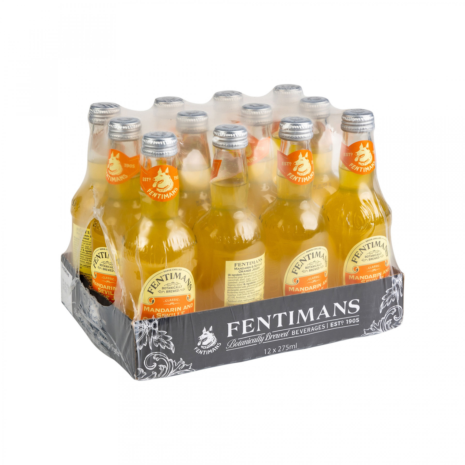 Mandarin & Orange Jigger - Fentimans 275ml x 12 | Albion Fine Foods Ltd.