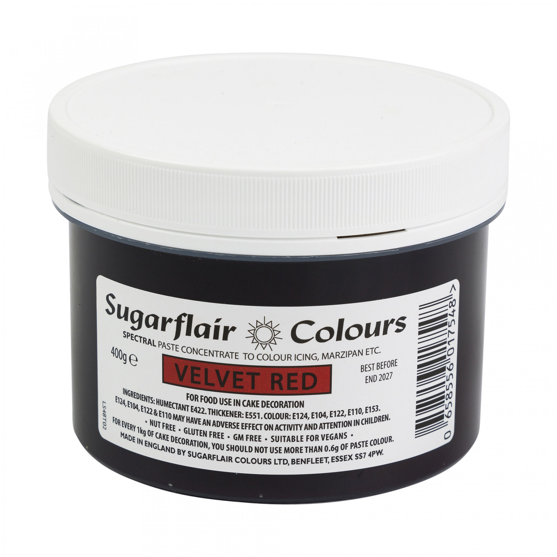 Red Velvet Food Colour Paste 400g | Albion Fine Foods Ltd.