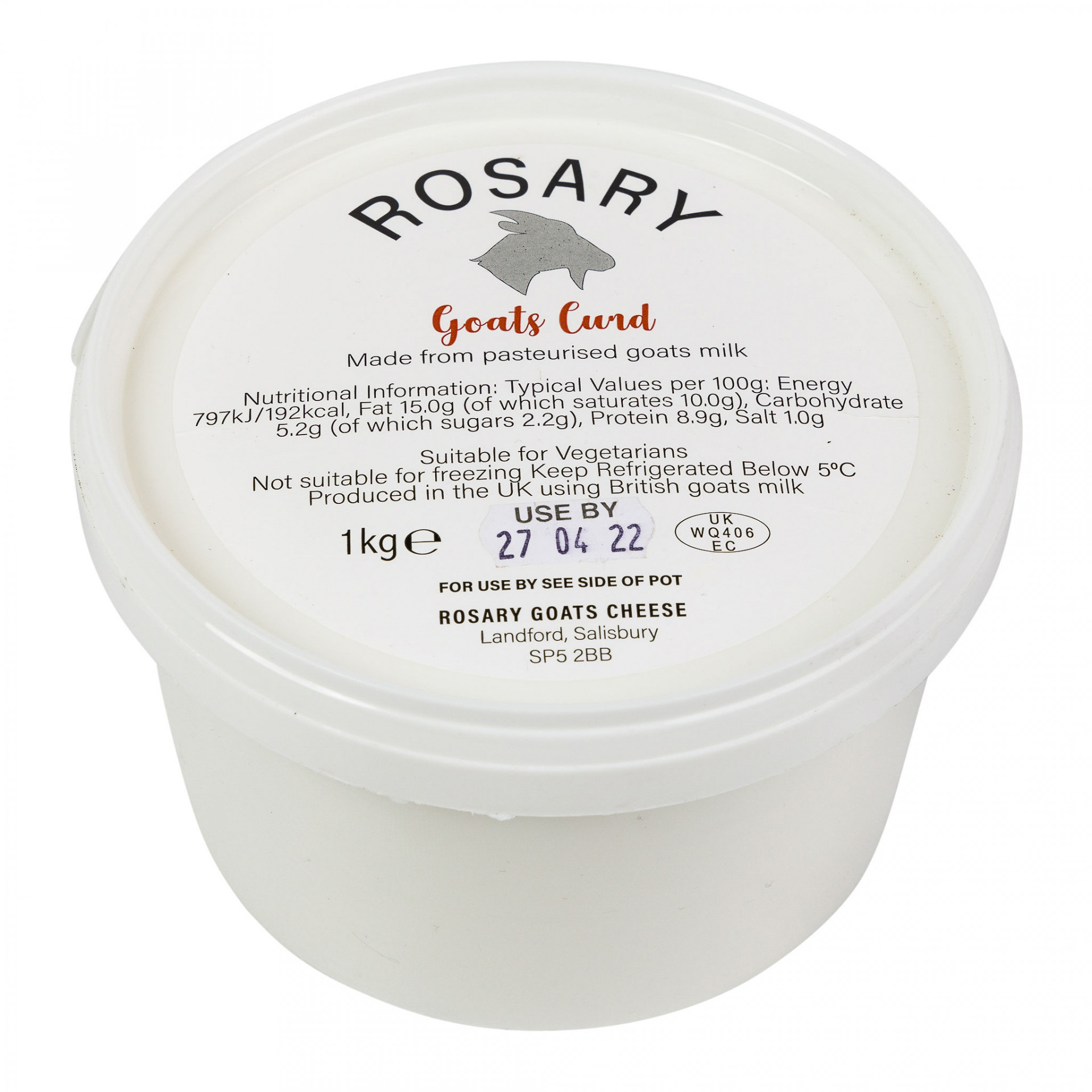 English Goat Curd 1kg | Albion Fine Foods Ltd.