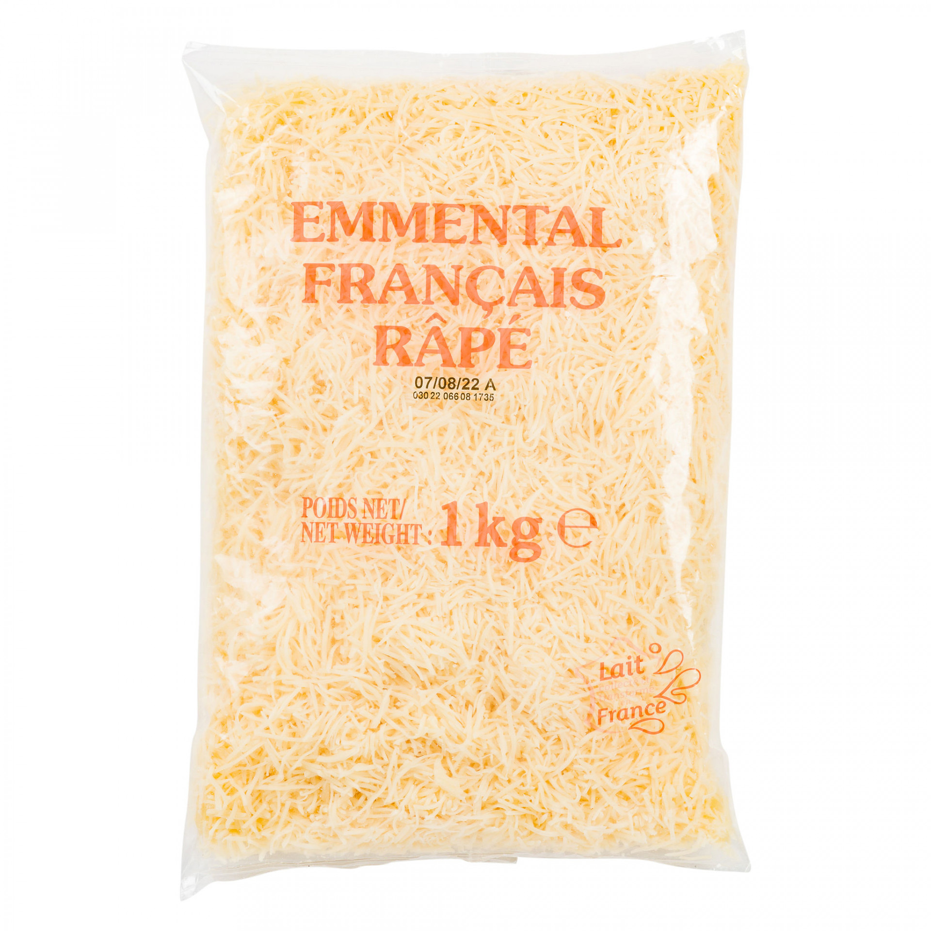 Grated Emmental - Entremont 1kg | Albion Fine Foods Ltd.