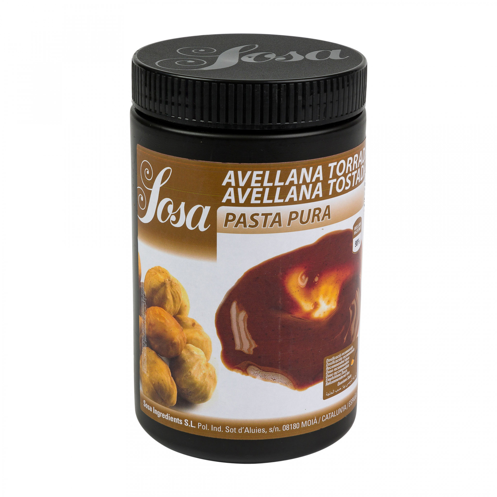 Hazelnut Paste - SOSA 1.25kg | Albion Fine Foods Ltd.