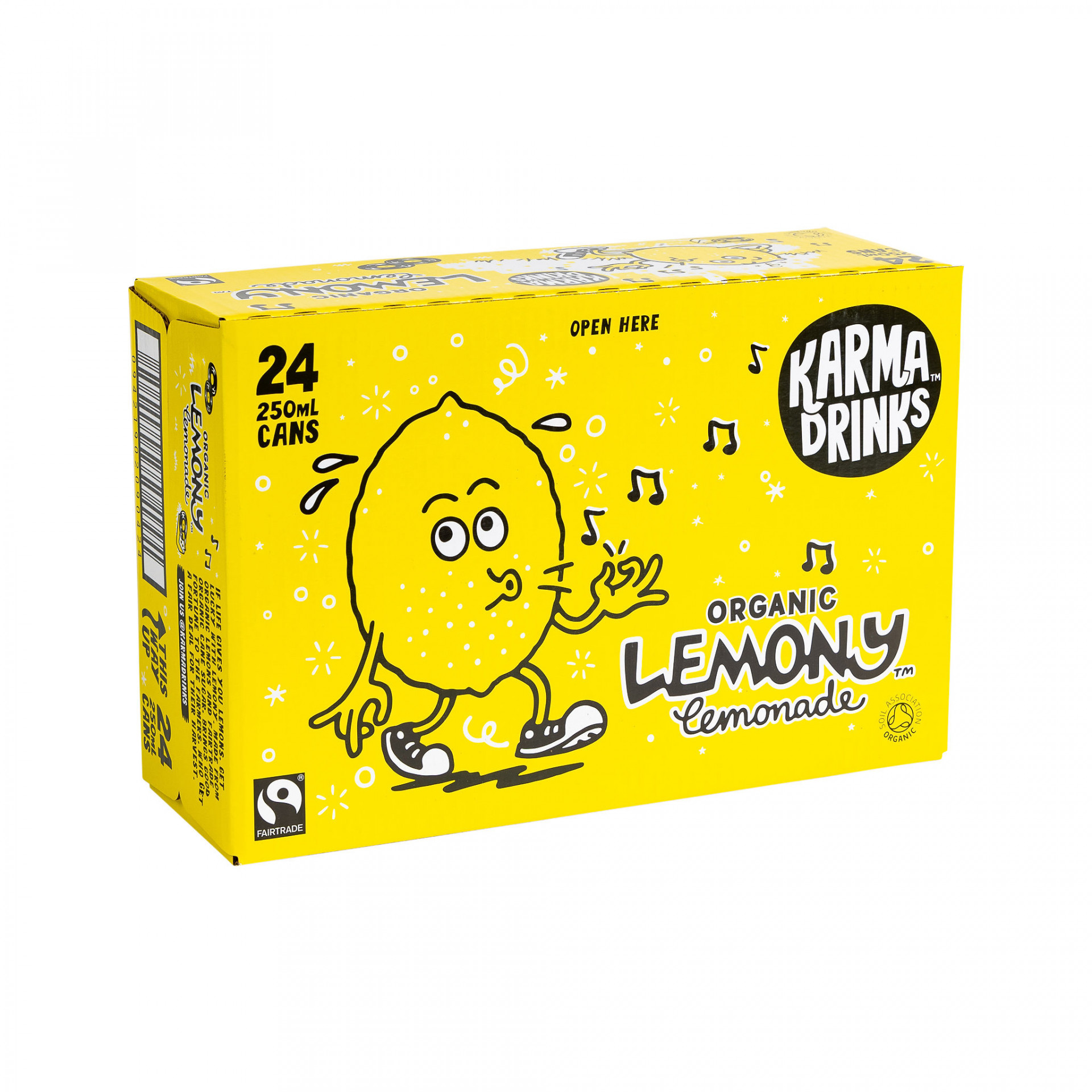 Lemonade, Lemony Can - Karma 250ml x 24 | Albion Fine Foods Ltd.