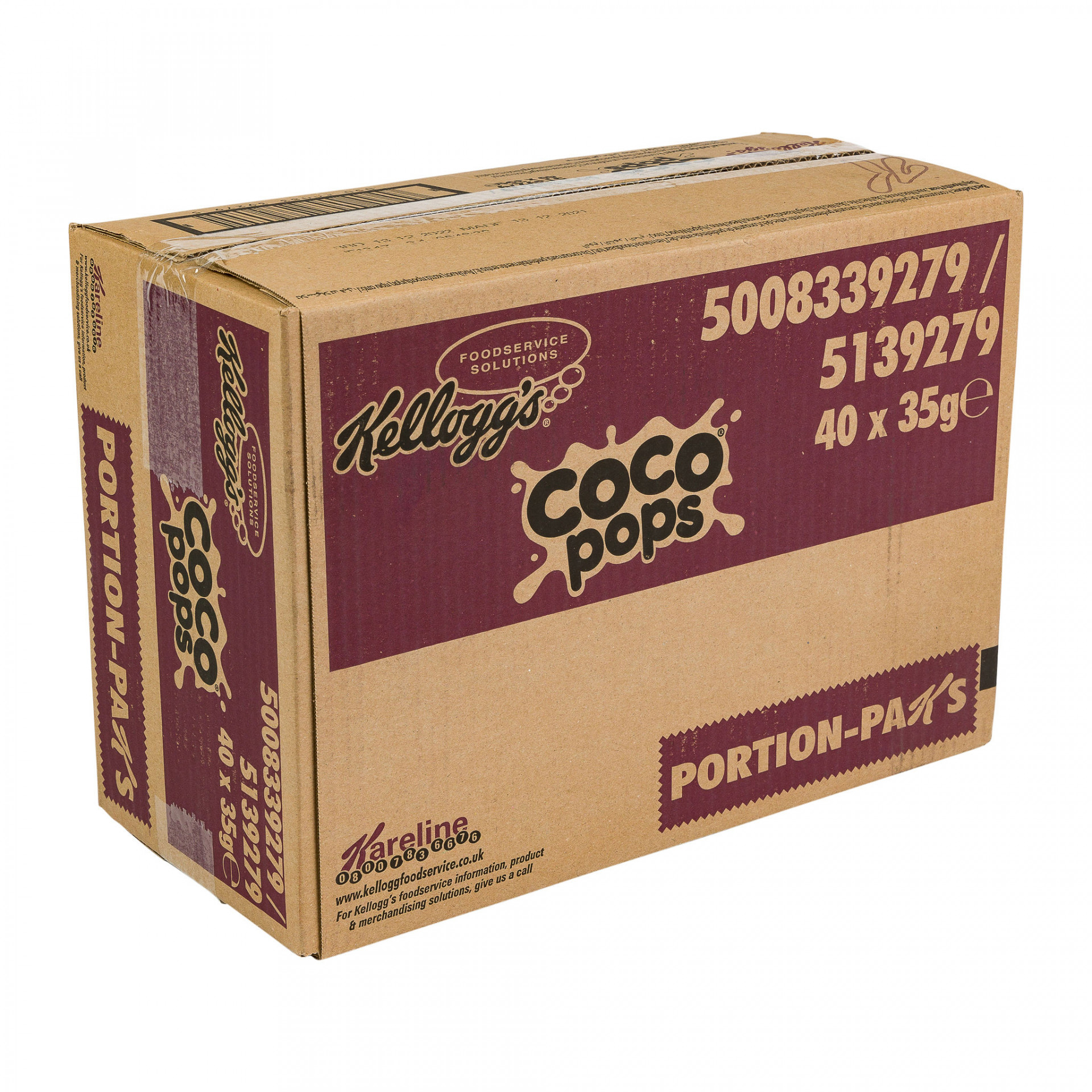 Coco Pops, Portion Packs - Kellogg's 35g x 40 | Albion Fine Foods Ltd.