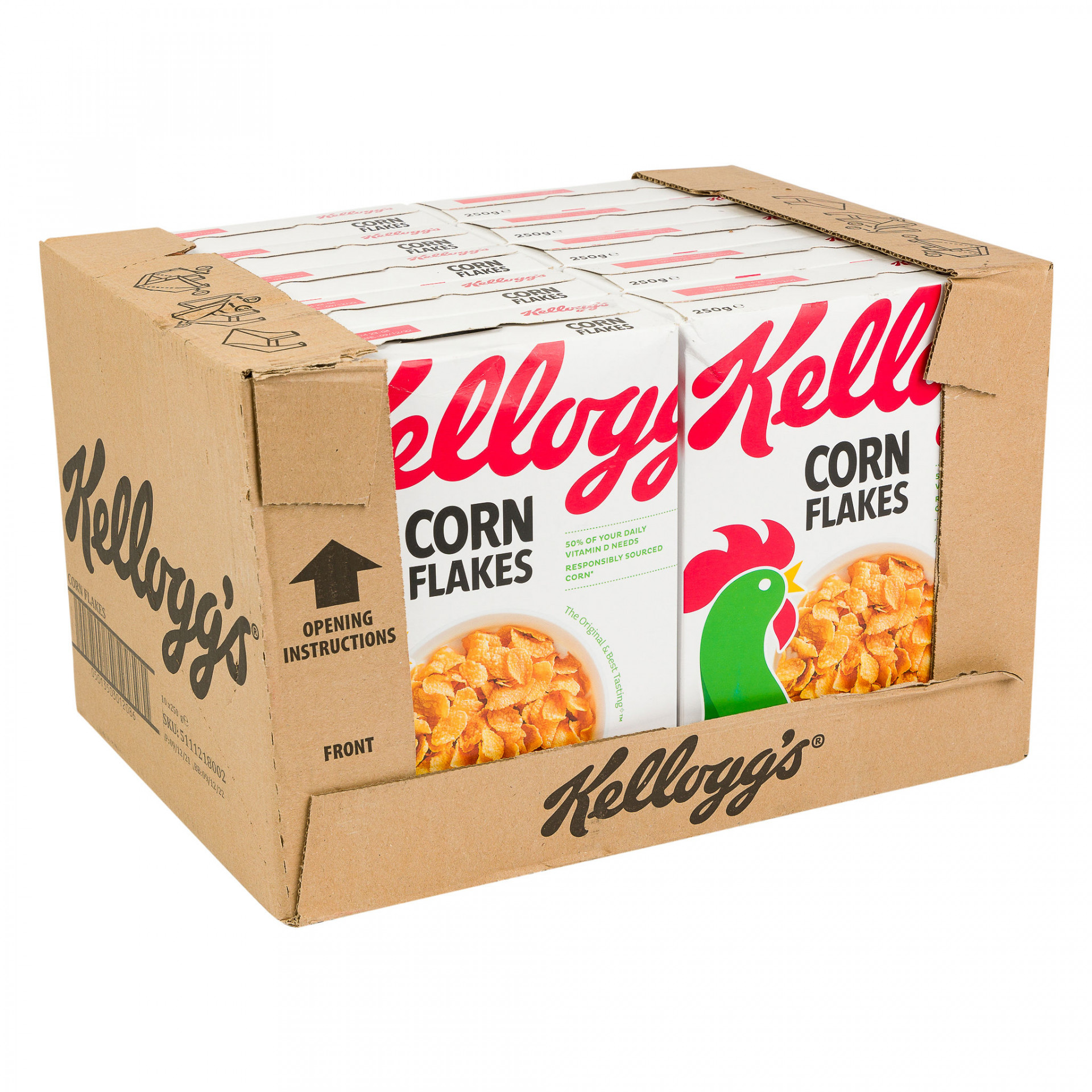 Corn Flakes, Boxed - Kellogg's 250g | Albion Fine Foods Ltd.